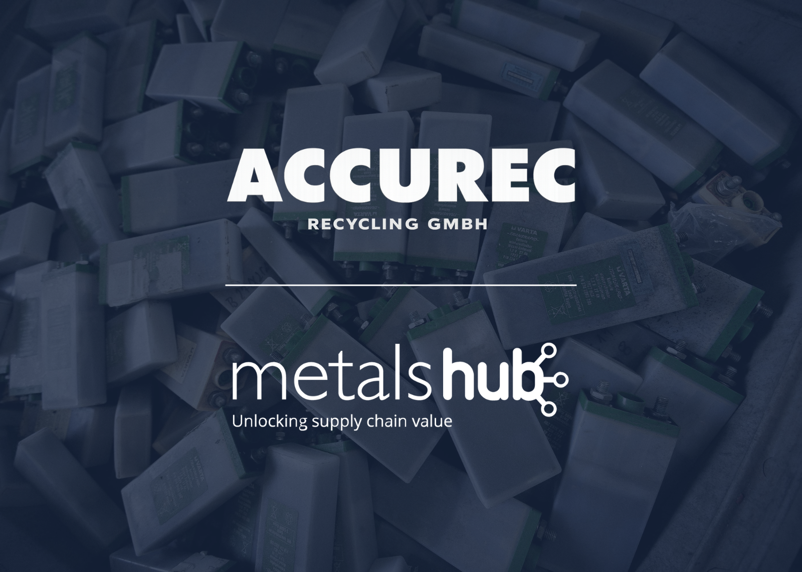 Accurec Joins Metalshub to Digitalise Sales of Recycled Battery Materials